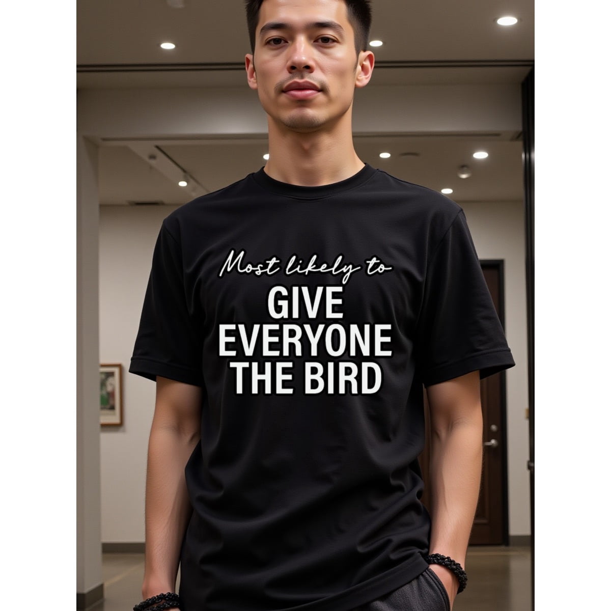 natee local warehouse clearance Bold Statement Tee: Most Likely to Give ...