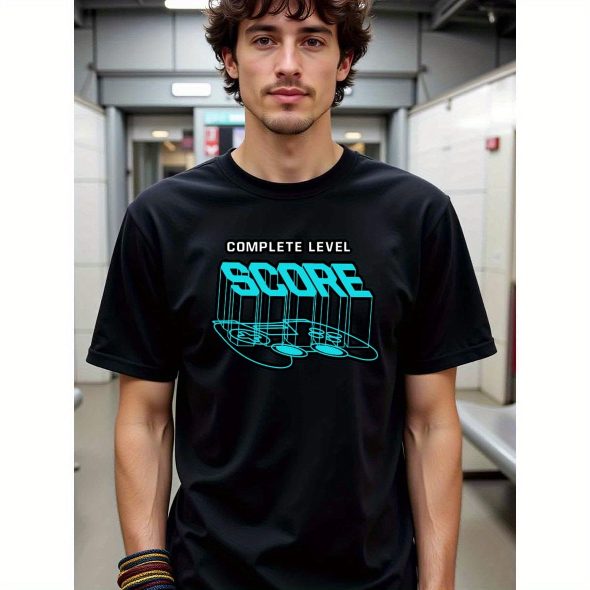 natee local warehouse clearance Complete Level Score: Retro Gaming Inspired T-shirt, 鐢穞, 鐢穞 ...