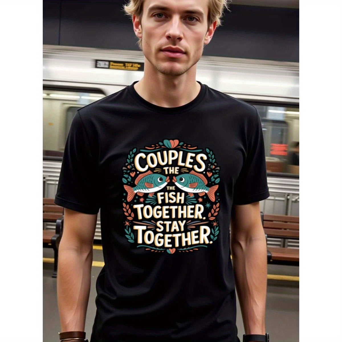 natee local warehouse clearance Couples the Fish Together Stay Together ...