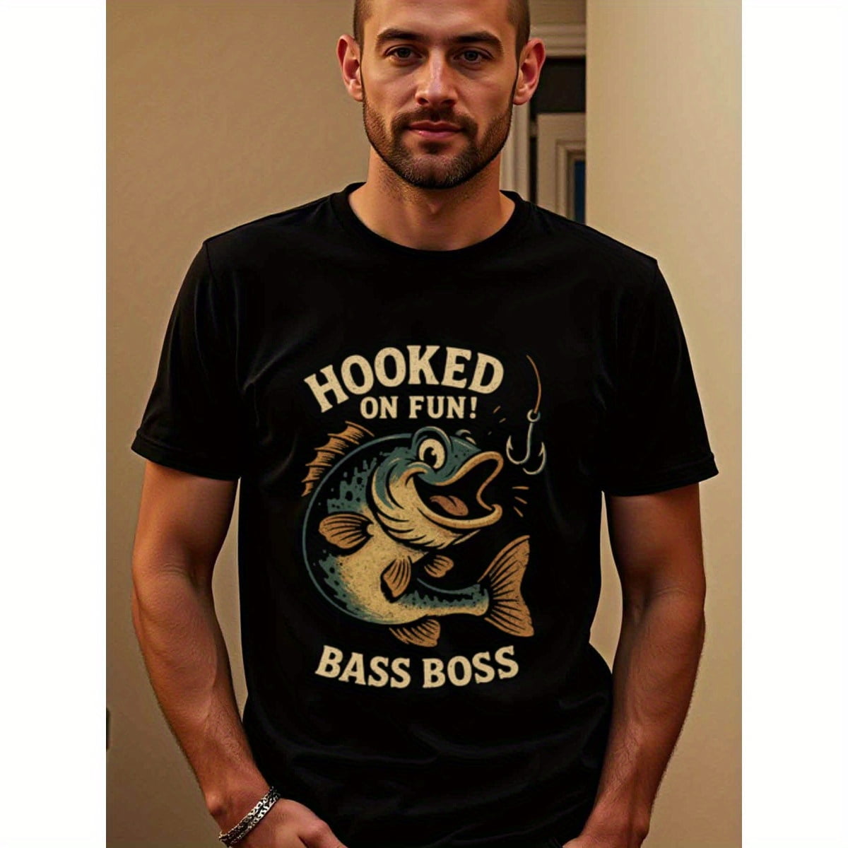 natee local warehouse clearance Hooked on Fun! Bass Boss Fishing T ...