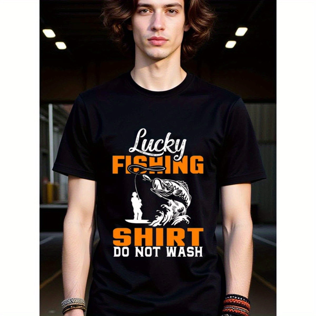 natee local warehouse clearance Lucky Fishing Shirt: Do Not Wash ...