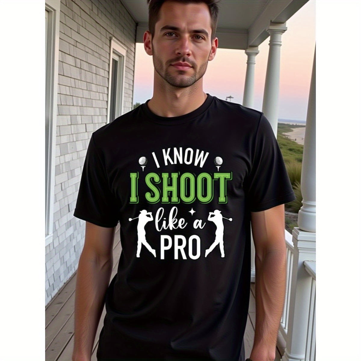 natee local warehouse clearance Pro Golfer Humor: I Know I Shoot Like a Pro Golf T-shirt, Men's ...