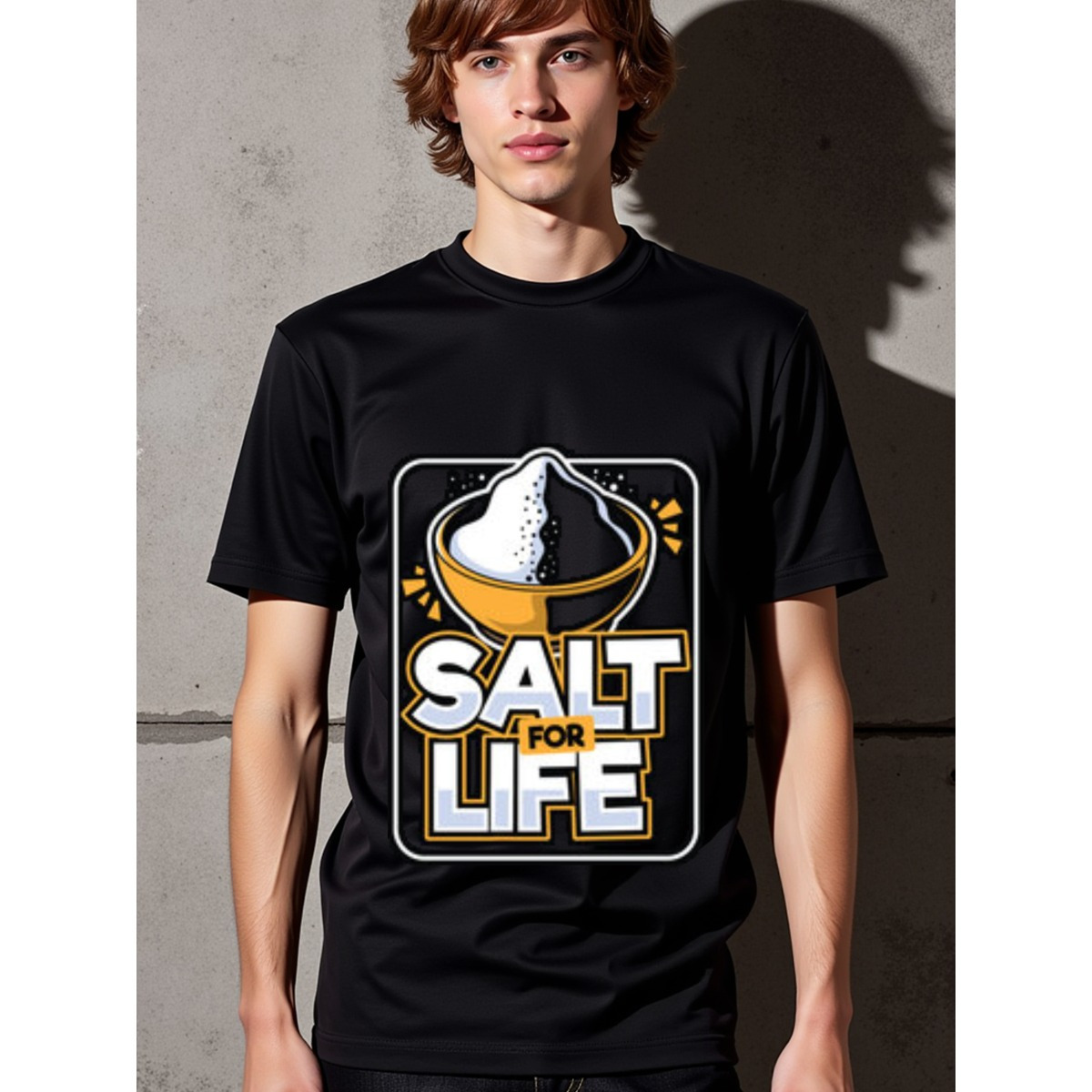 natee local warehouse clearance Salt for Life: Bold Statement Tee, man ...