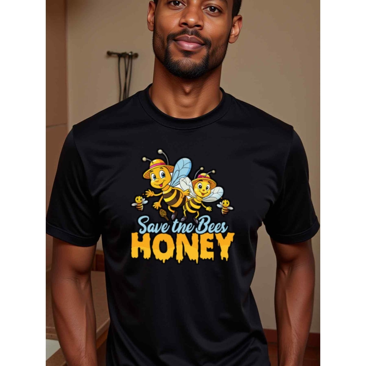 natee local warehouse clearance Save the Bees Honey: Fun Graphic Tee ...