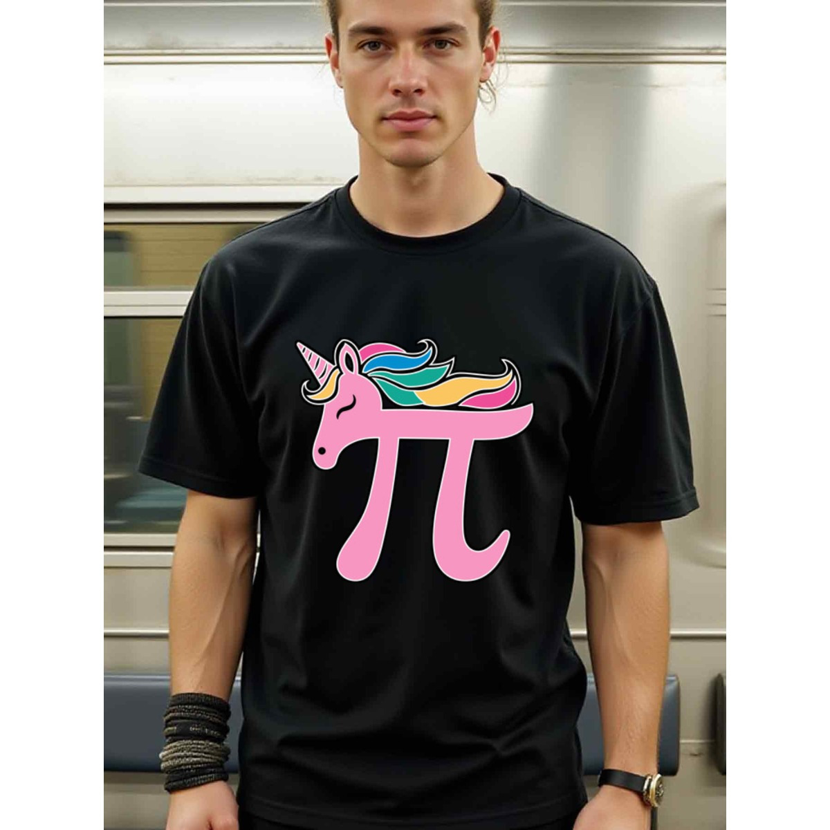 natee local warehouse clearance Unicorn Pi: Fun & Nerdy Graphic Tee ...