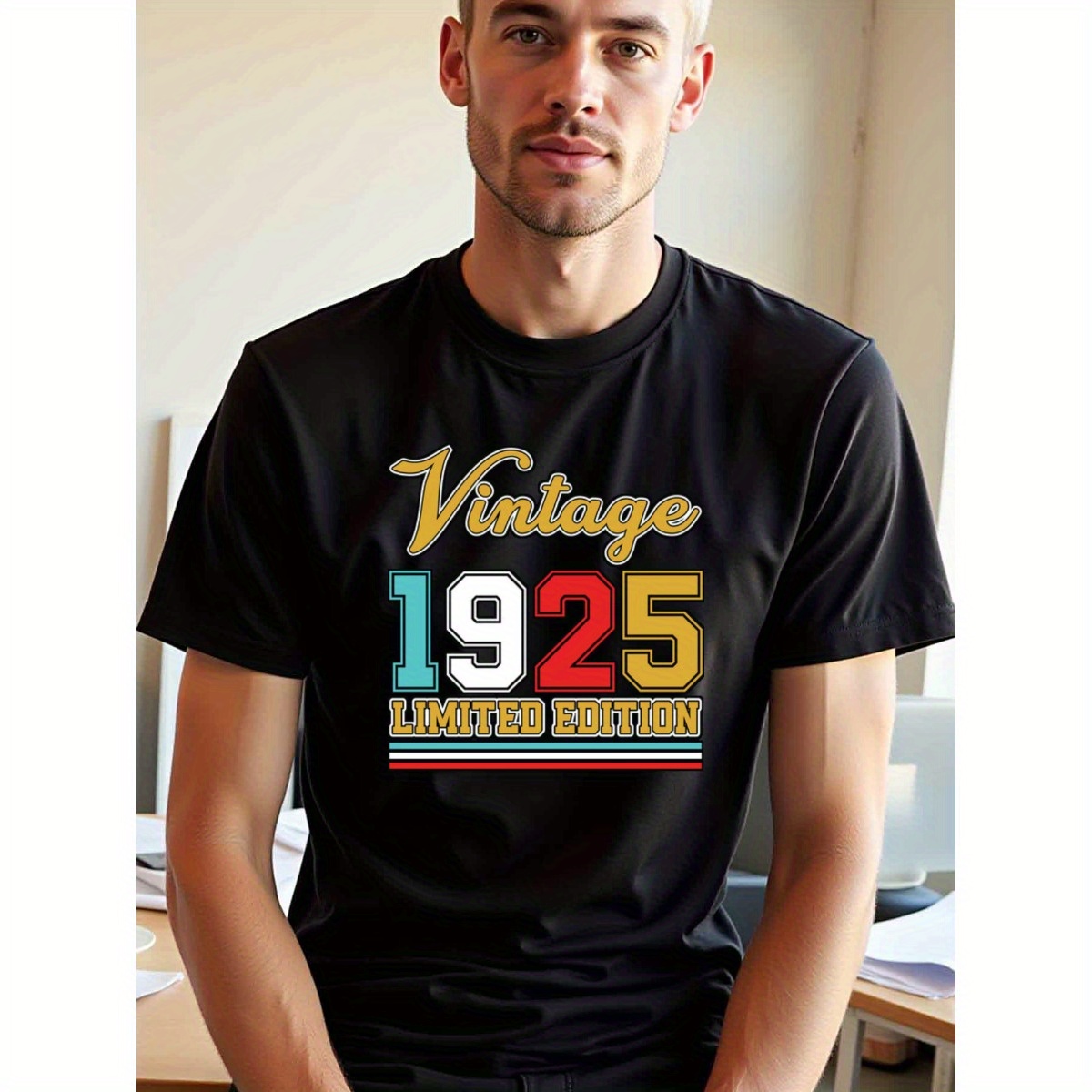 natee local warehouse clearance Vintage 1925 Limited Edition Birthday T ...