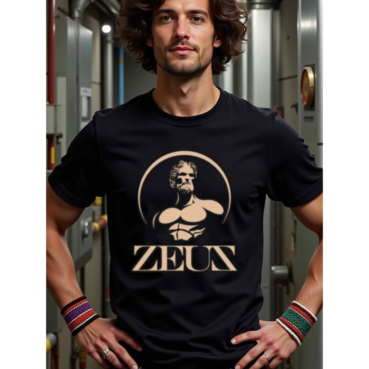 natee local warehouse clearance Zeus Graphic Tee: Greek Mythology Inspired Design, 100% Cotton ...