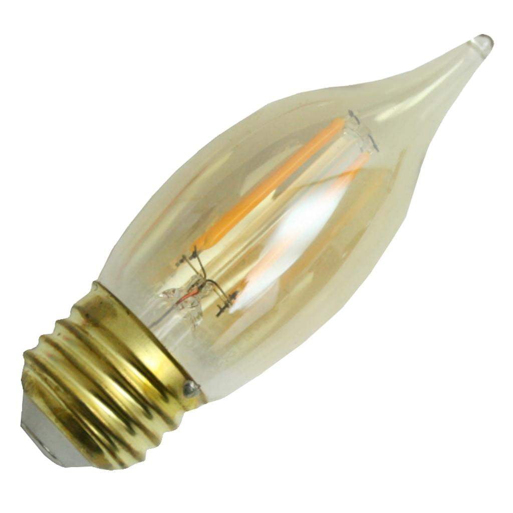 naturaLED 05941 - 5 watt 120 volt Flame Tip Medium Screw Base Nostalgic ...