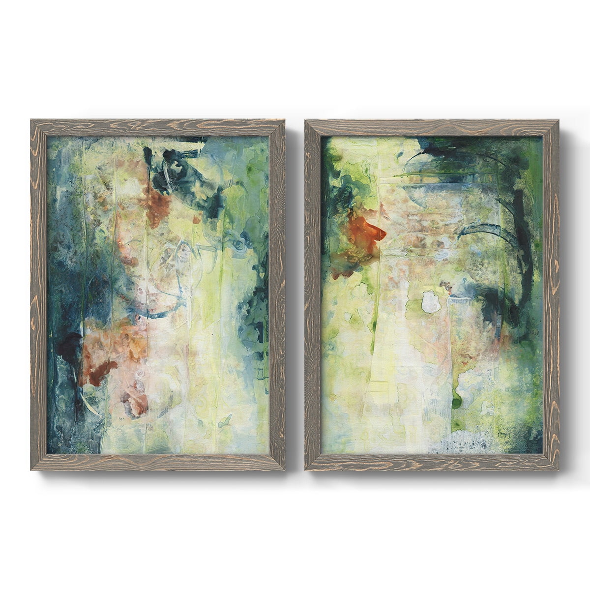 Nature's Elements I - Premium Framed Canvas 2 Piece Set - Ready to Hang ...