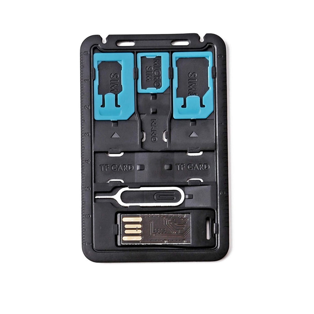 navor 8-in-1 SIM/Memory Card Holder Organizer Case for Mini SIM Card ...