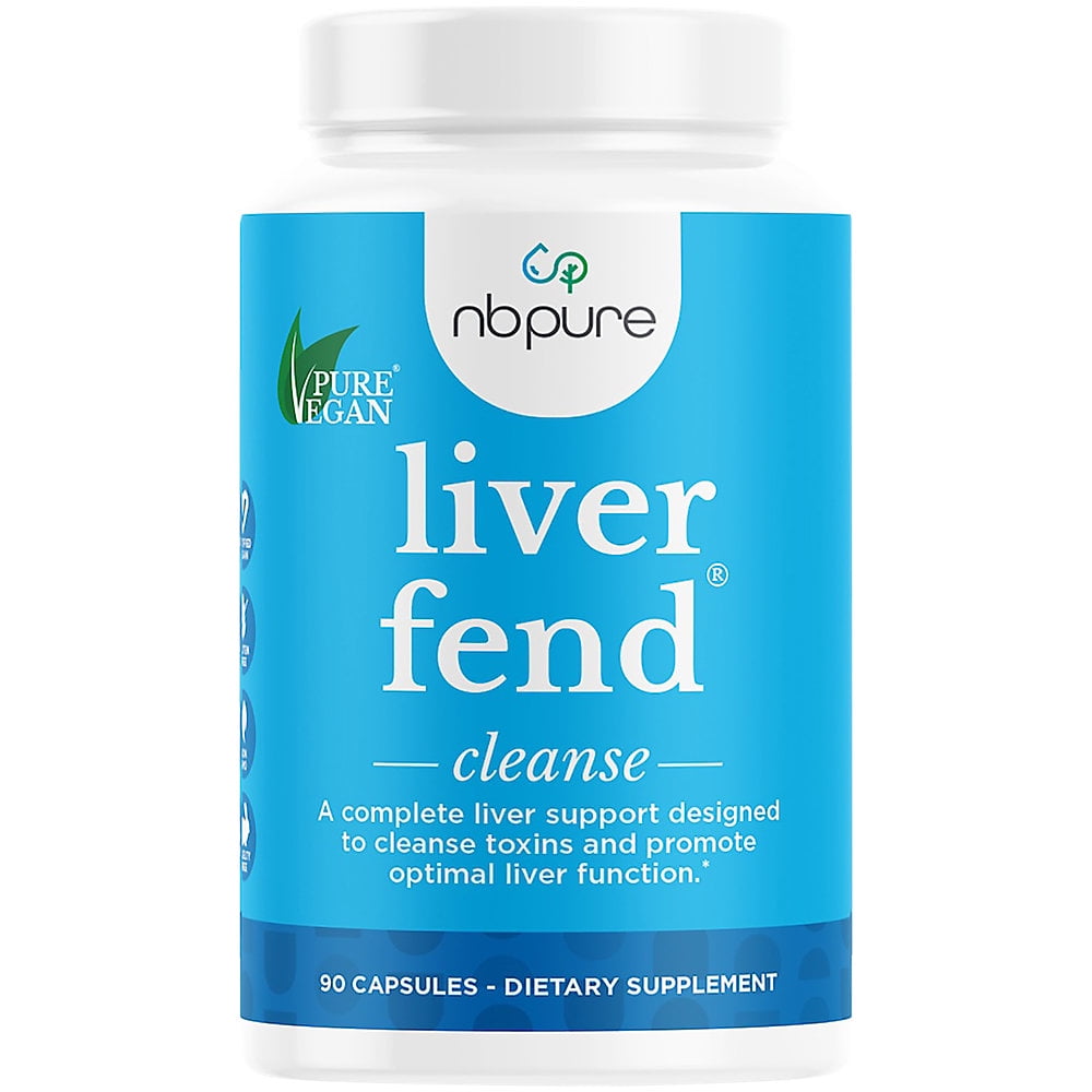 nbpure Liver Fend Liver Detox and Cleanse Milk Thistle Supplement, 90 ...