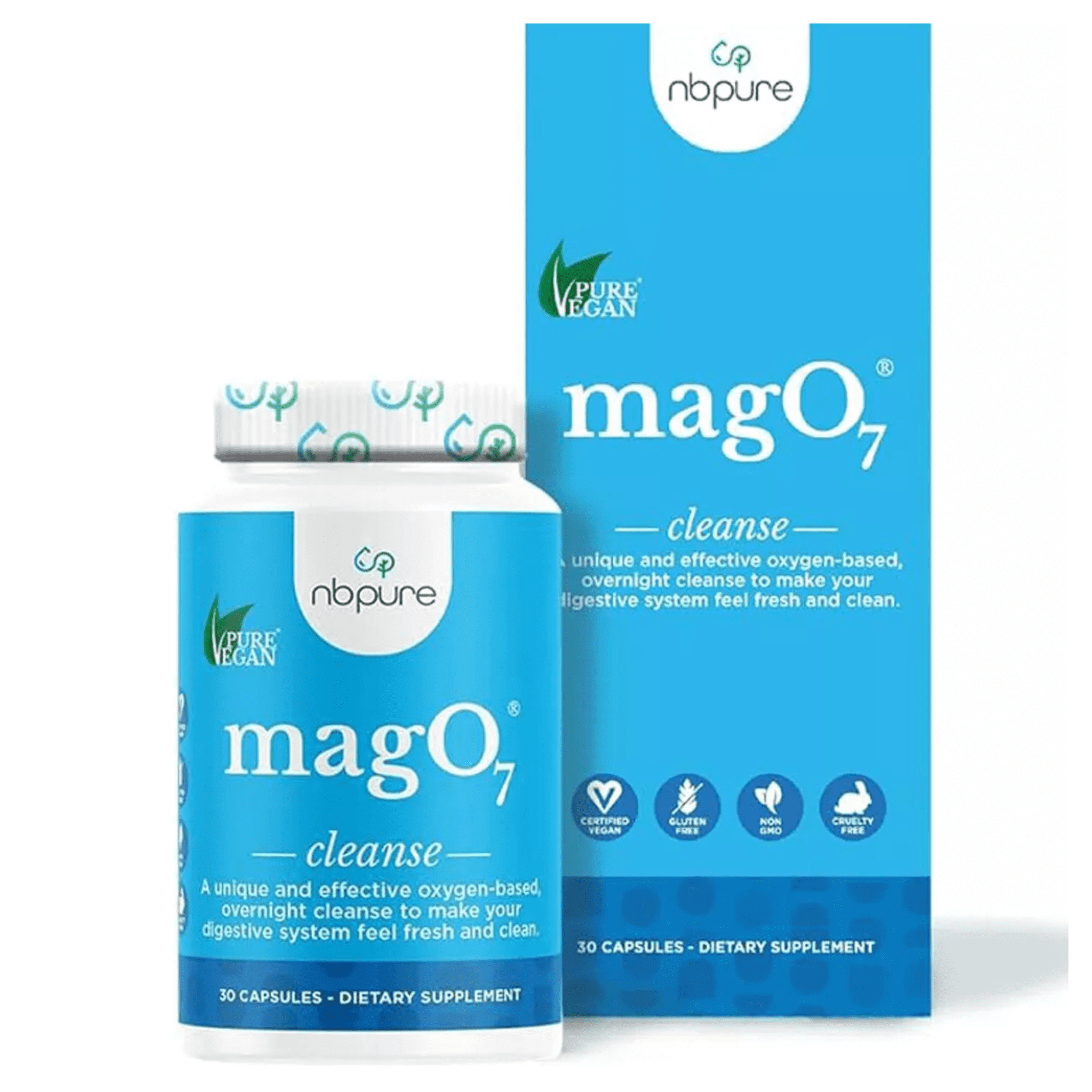 nbpure MagO7 - Natural Colon Cleanse & Detox - Occasional Constipation ...