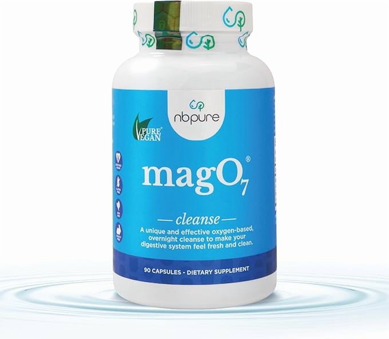 NB Pure Mag O7 Oxygen Digestive System and Colon Cleanse, 30 Vegan ...