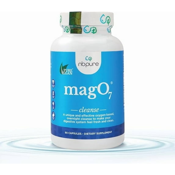 NB Pure Mag O7 Oxygen Digestive System and Colon Cleanse, 30 Vegan ...