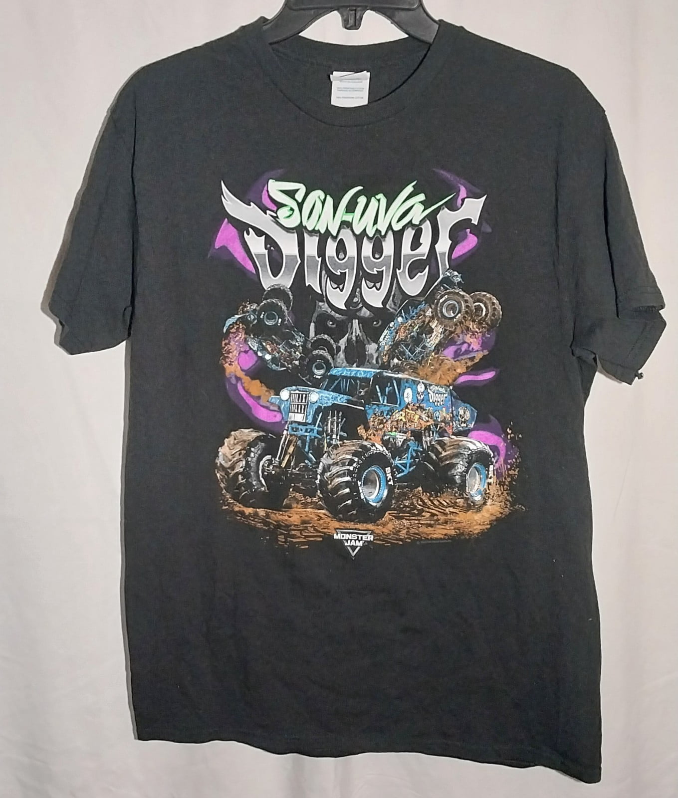 Monster Jam Son-Uva Digger Monster Truck Graphic Tee, Unique Monster ...