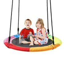 "ZENSTYLE 48"" Outdoor Spider Swing Set with 72"" Steel Frame Stand ...