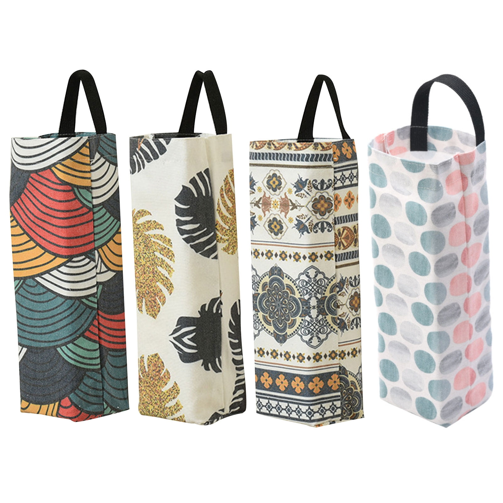 nbuaila Garbage Bag Holder Wall Hanging Large Capacity Pull Type Canvas ...