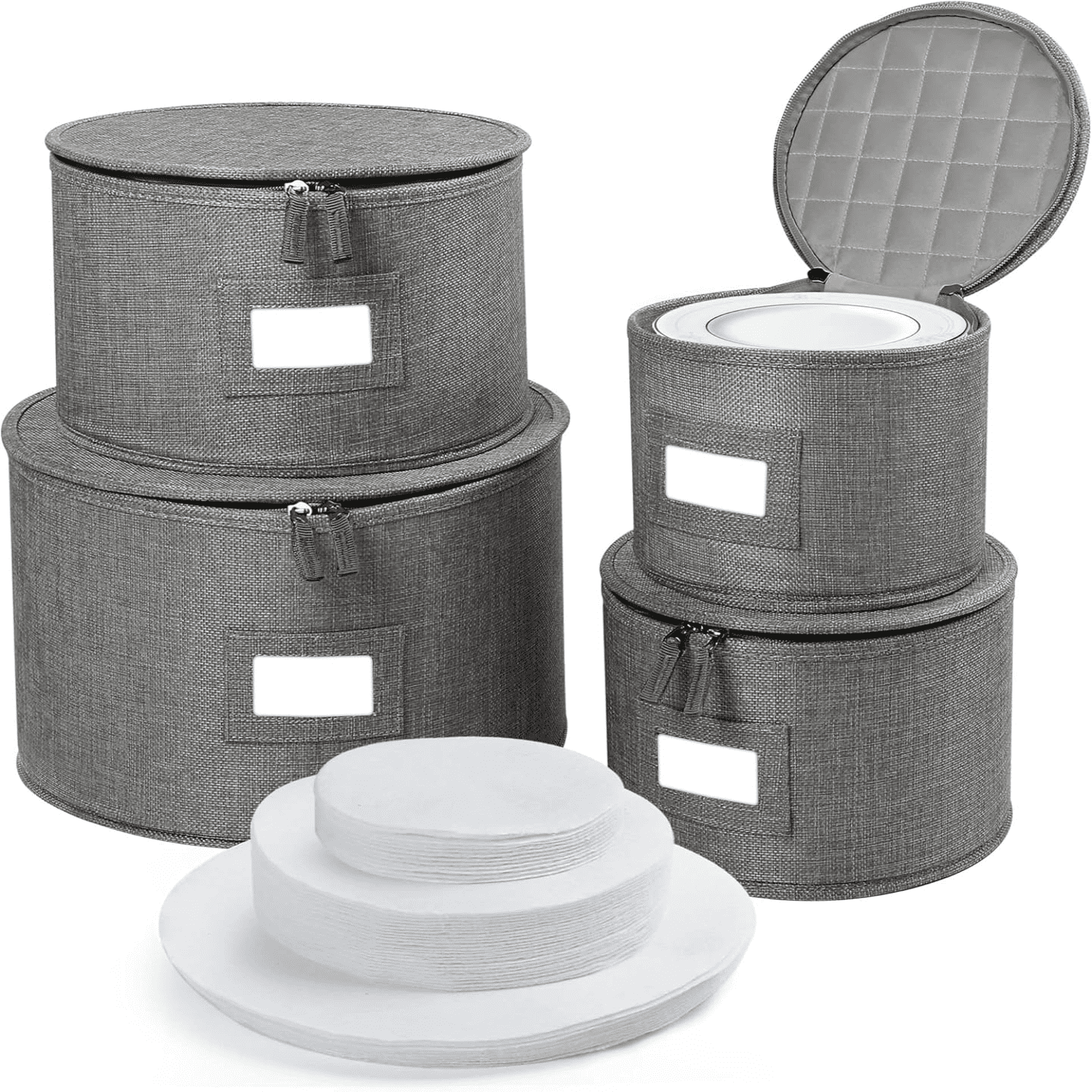 ndzsh KFHDMCV Champagne Flute Storage Container Hard Shell Stackable 12 ...