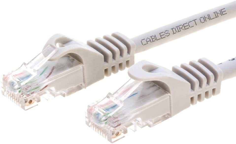 ne Grey 200ft Cat6 Ethernet Network Cable RJ45 Internet Modem Patch ...