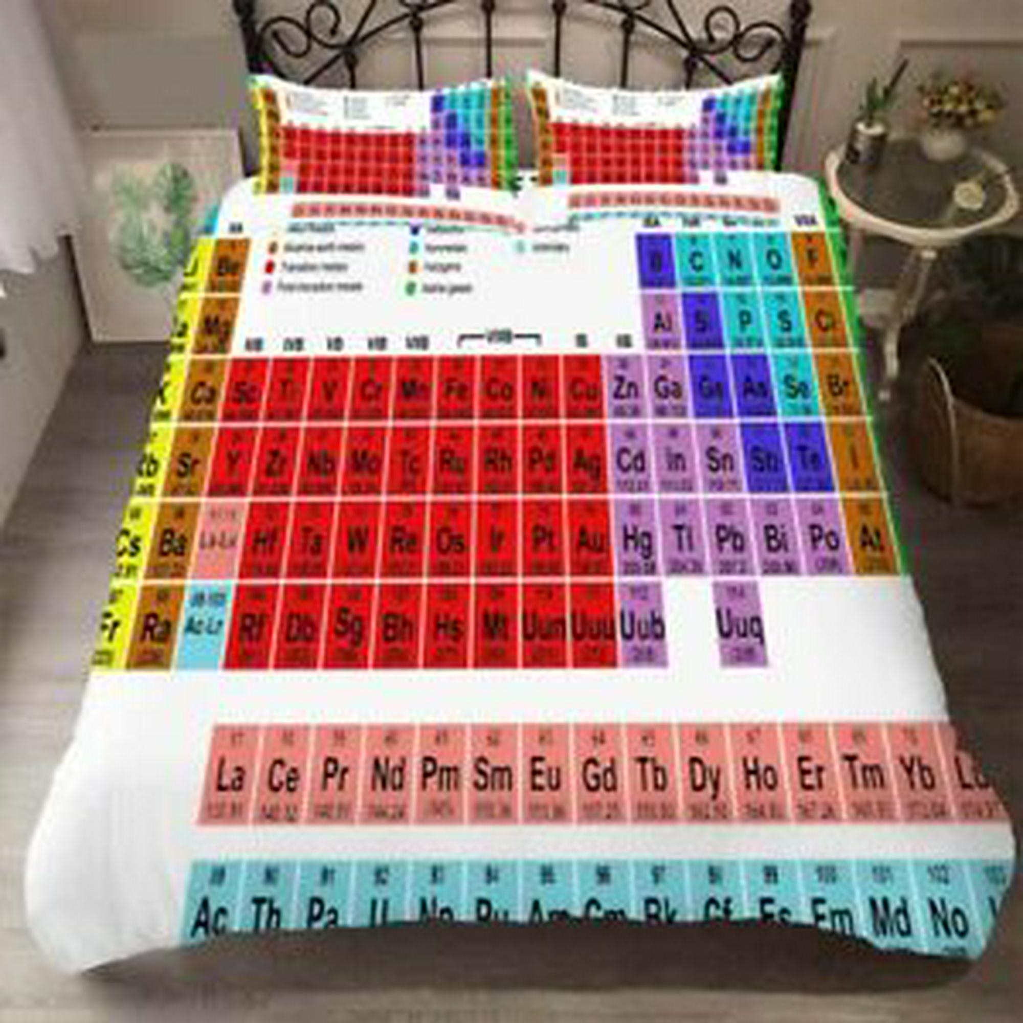 neat periodic table 3D Print Duvet Quilt Covers Pillow Case Bedding ...
