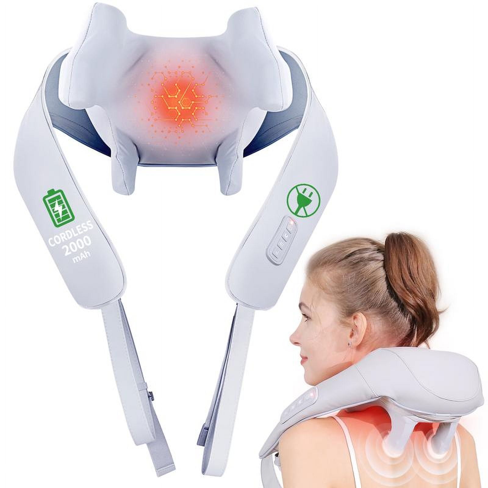 neck and shoulder massage shawl massagers for Neck and Back with Heat ...