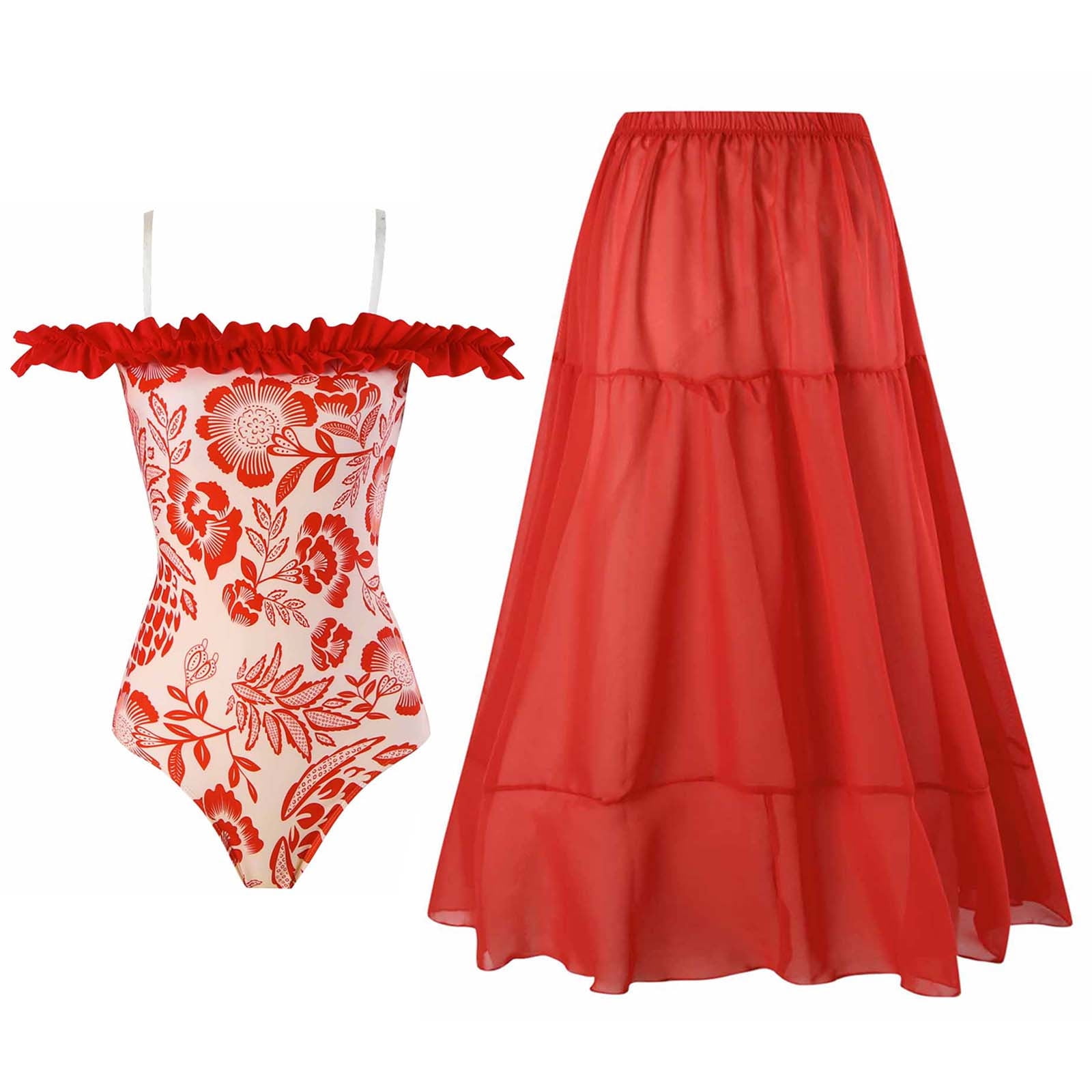 Nerohusy Bikini Sets For Women With Cover Upwomen One Piece Swimsuit With Matching Cover Ups