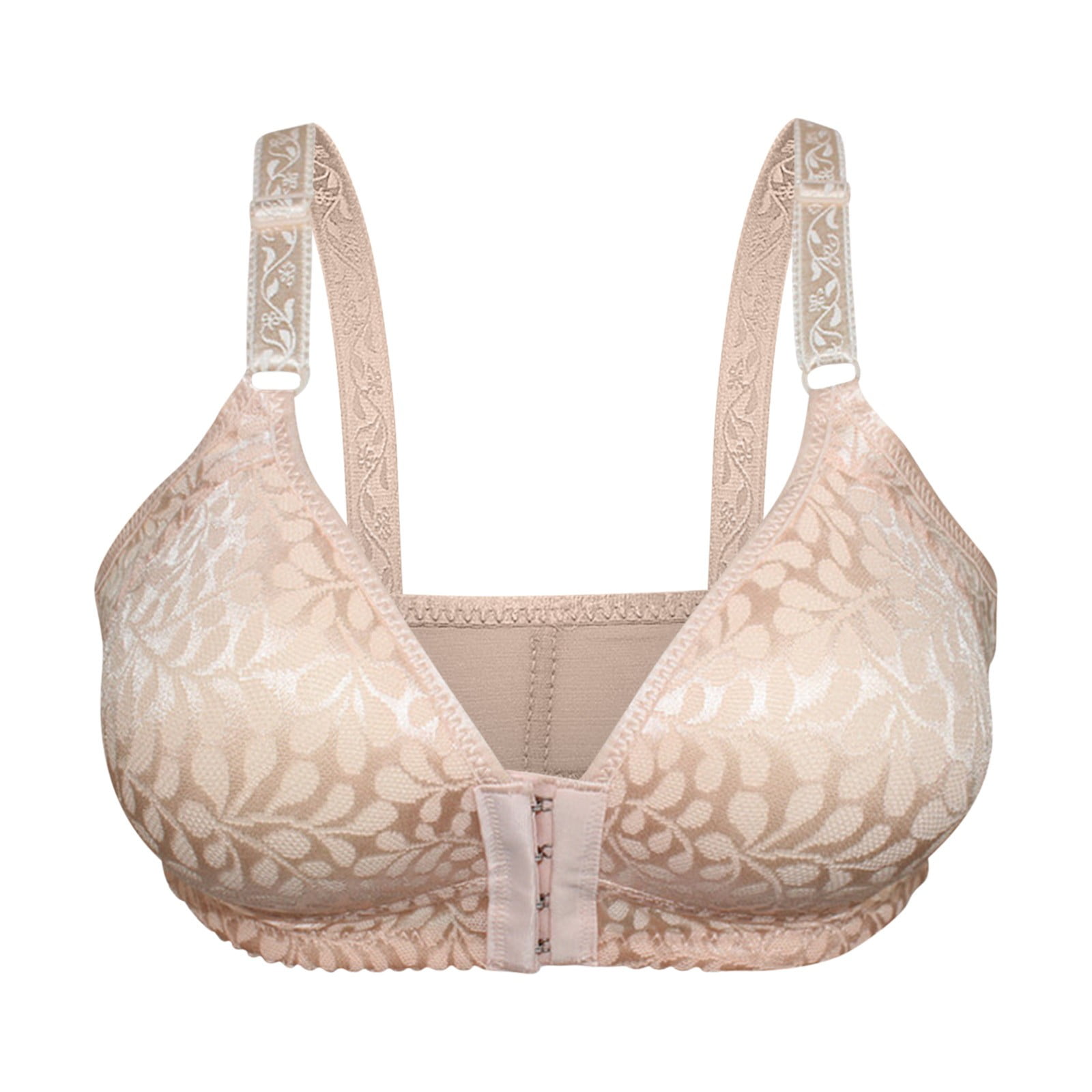 nerohusy Bra for Elderly Women Front Closure Daisy Bra for Older Women ...