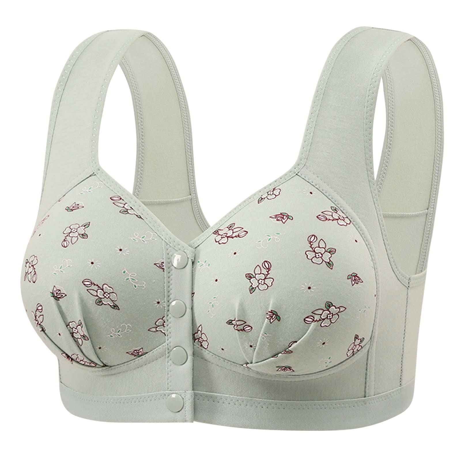 nerohusy Daisy Bras, 2025 Front Closure Bra Cotton Bra Daisy Bras for ...