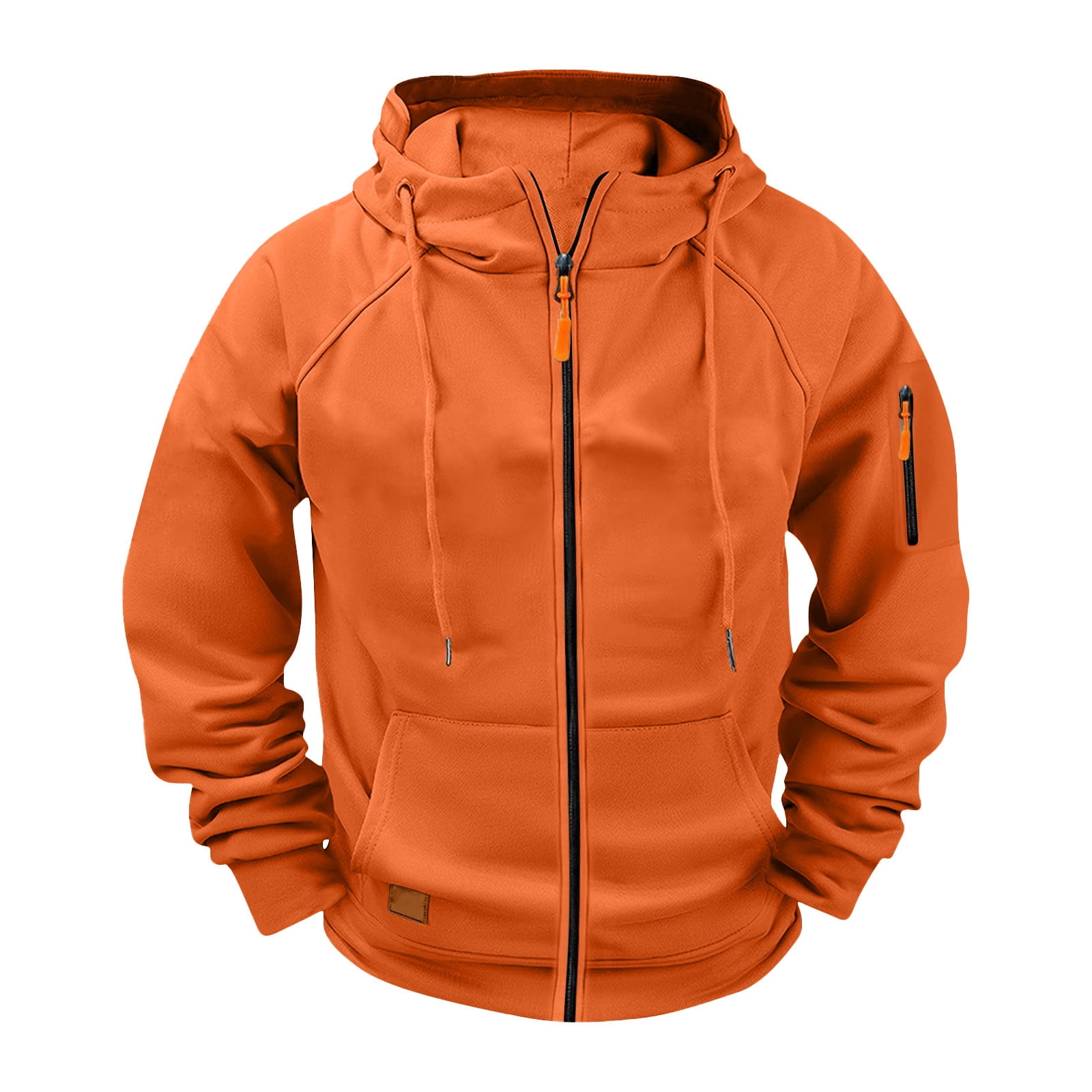 nerohusy Full Zip Hoodies Jackets for Men 2025 Tactical Hooded ...