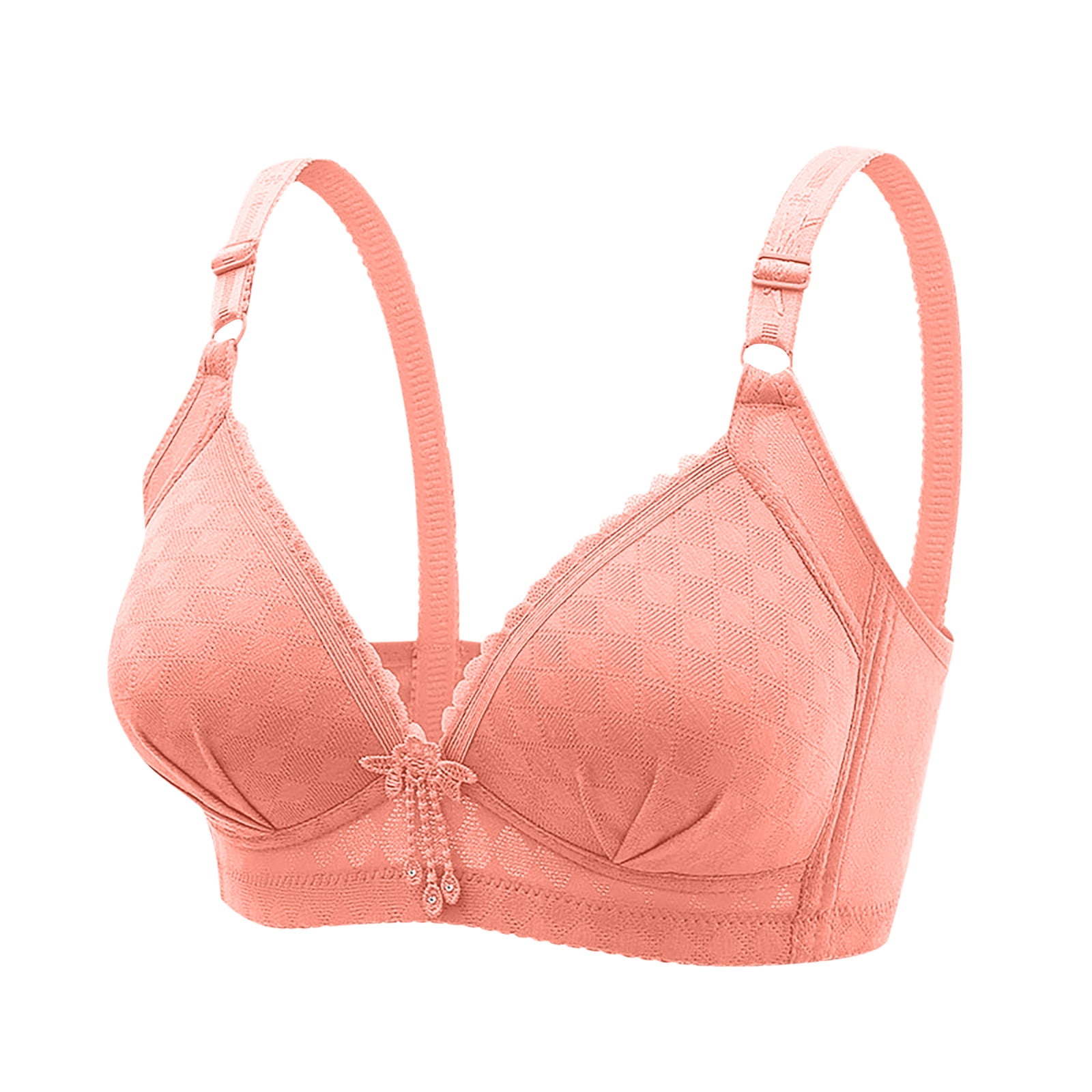 nerohusy Plus Size Bras for Women Front Closure,Daisy Bras for Older ...