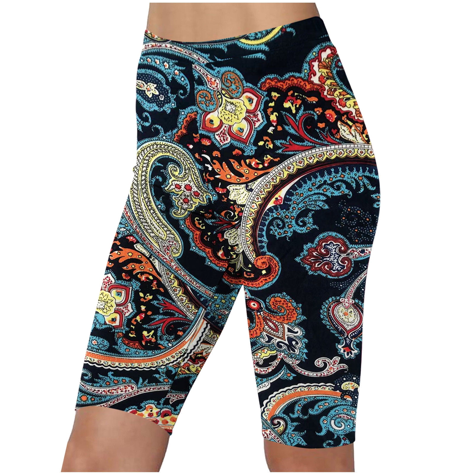 nerohusy Running Shorts for Women High Waist Workout Athletic Gym Yoga ...