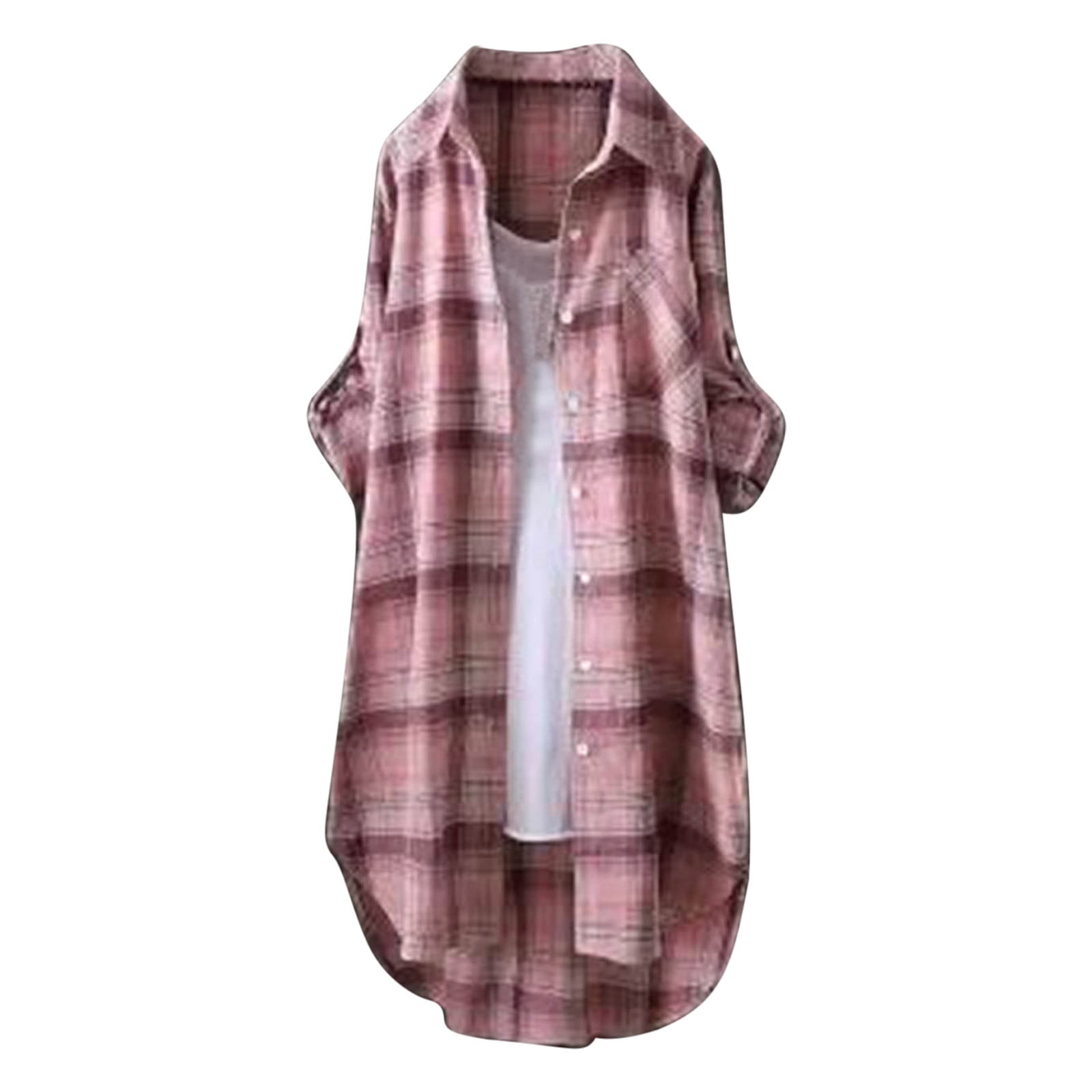 nerohusy Women's Cotton Linen Blouses,Womens Button Cotton Linen Shirt ...