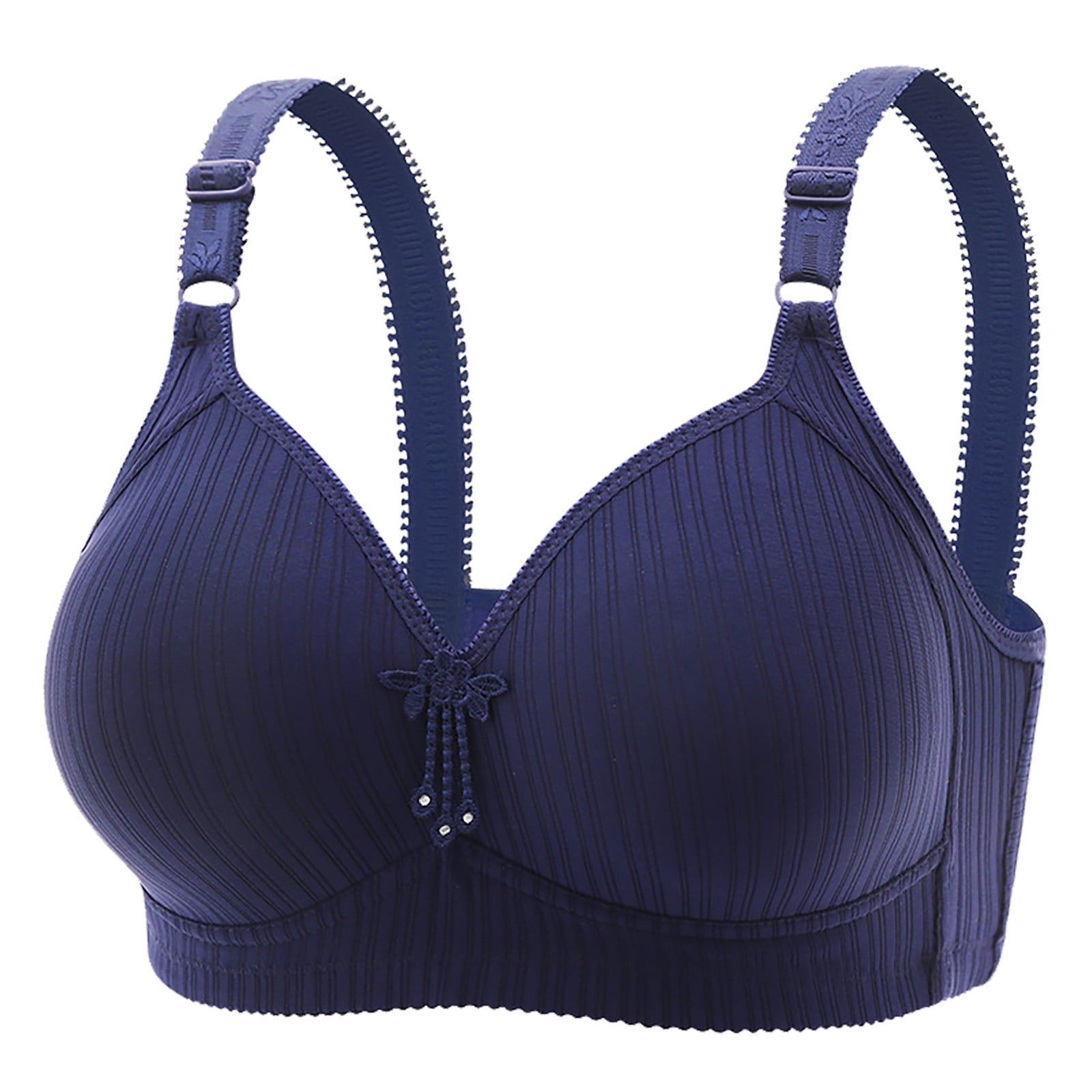 Nerohusy Womens Plus Size Bras Front Closure Daisy Bras For Older