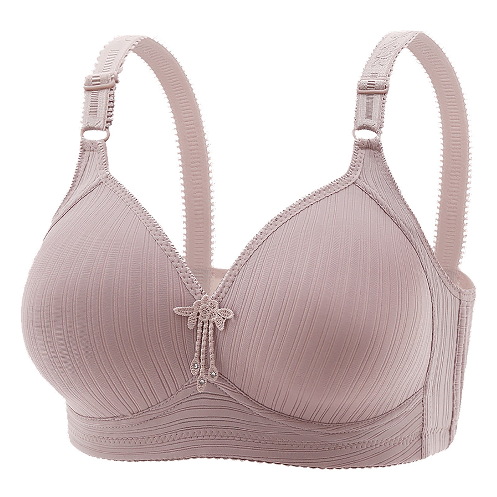 Nerohusy Womens Plus Size Bras Front Closure Daisy Bras For Older