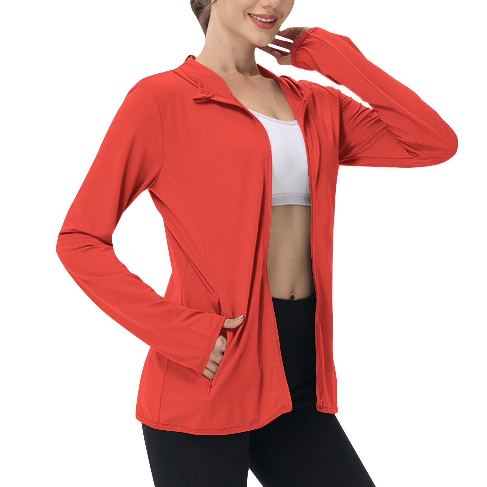 nerohusy Women's UPF 50+ UV Sun Protection Jacket Hooded SPF Cooling ...