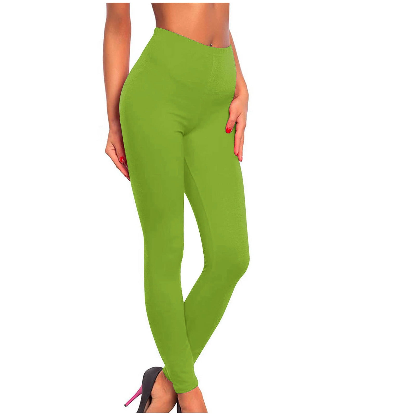 nerohusy Womens Yoga Leggings High-Waisted Sports Leggings with Tummy ...