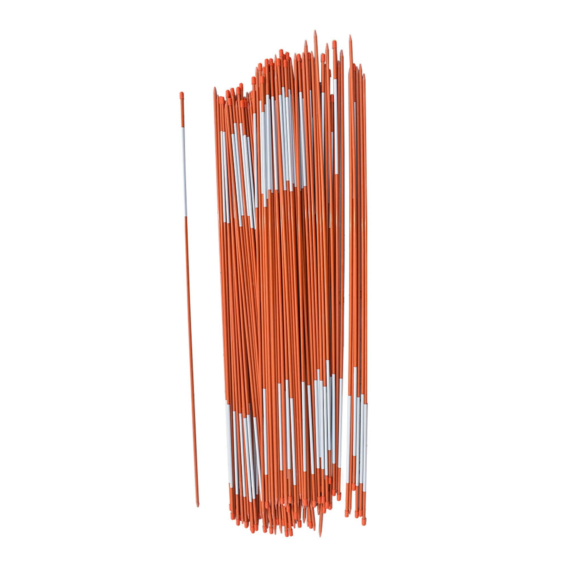netuera 100PCS 48In Driveway Marker Reflective Driveway Poles Snow ...