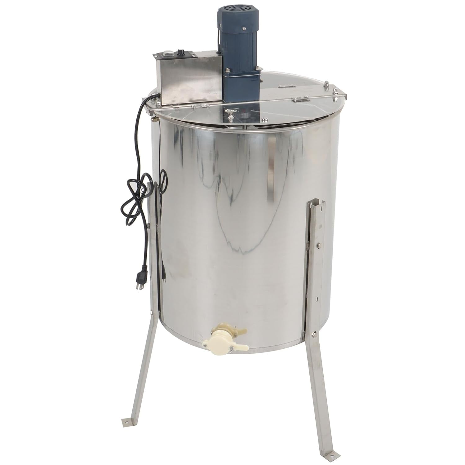 netuera 1300RPM 3Frames Electric Honey Extractor Stainless Steel Power ...