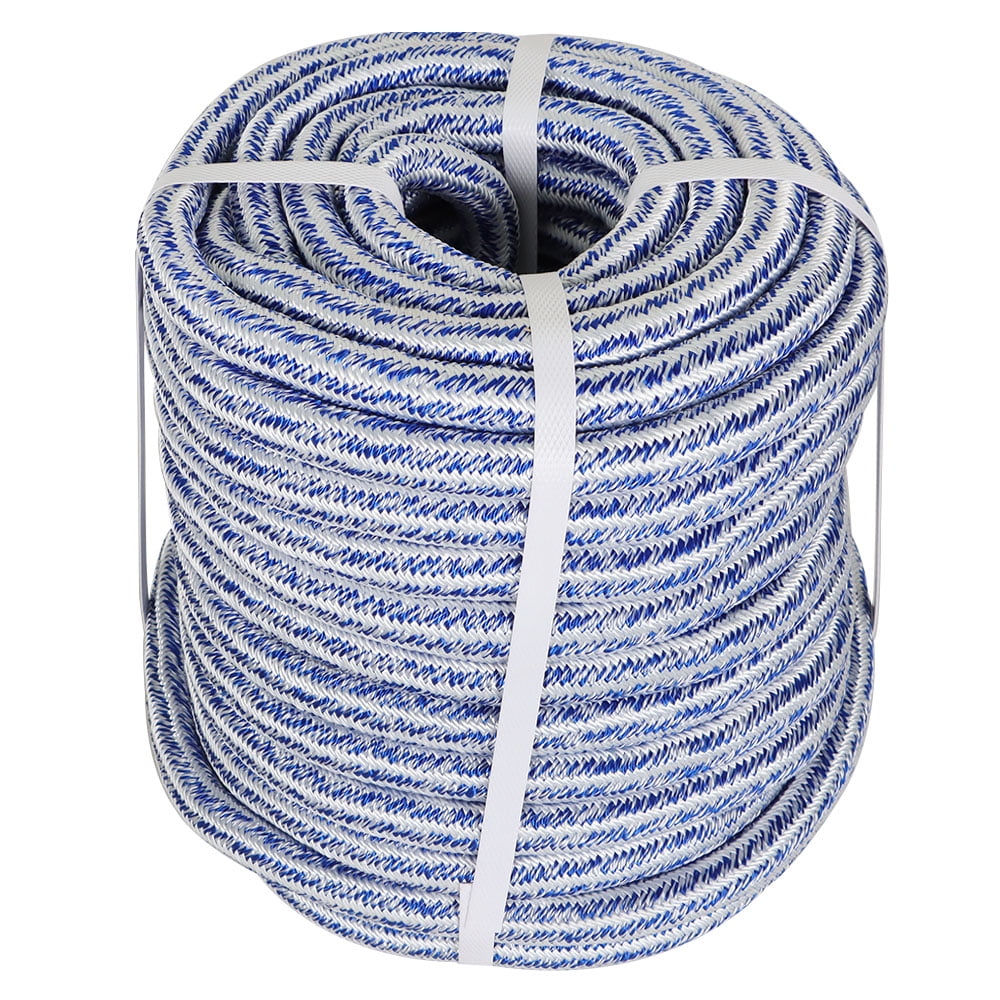 netuera 3/4"×100‘/150’/200‘ 24 Strand Braided Rope Tensile Strength ...