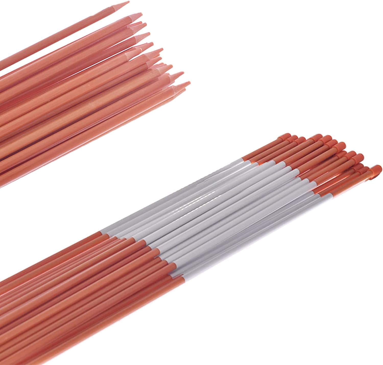 netuera 48Inch Orange Reflective Driveway Markers Snow Stakes Driveway ...