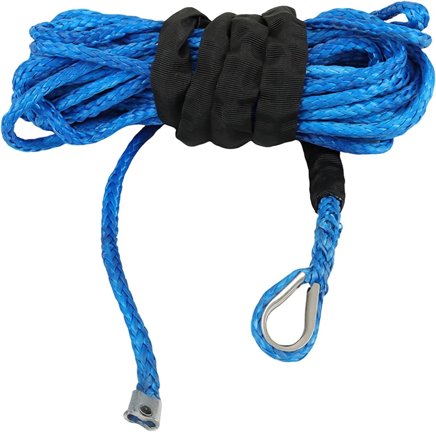 netuera 5/16 Inches 50 Feet 8500 Pounds Synthetic Winch Cable Car Tow ...