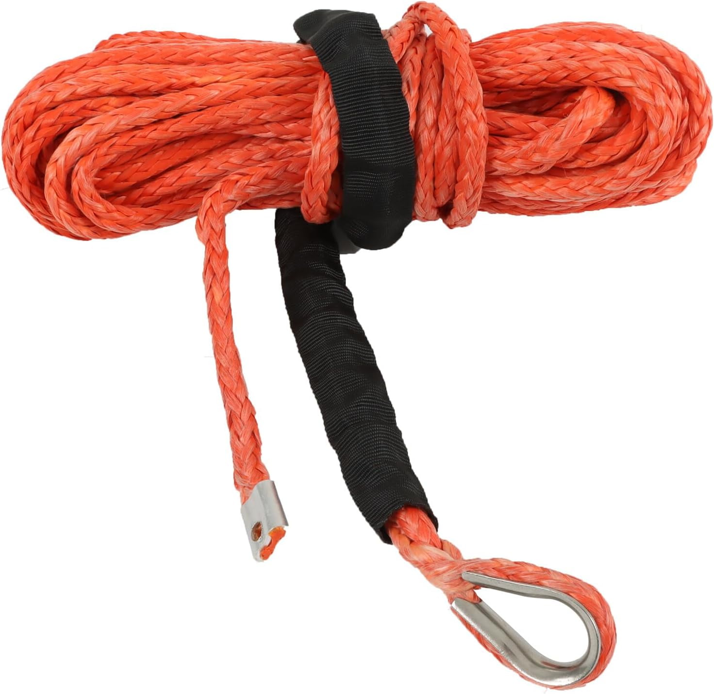 netuera 5/16 Inches 50 Feet 8500 Pounds Synthetic Winch Cable Car Tow ...