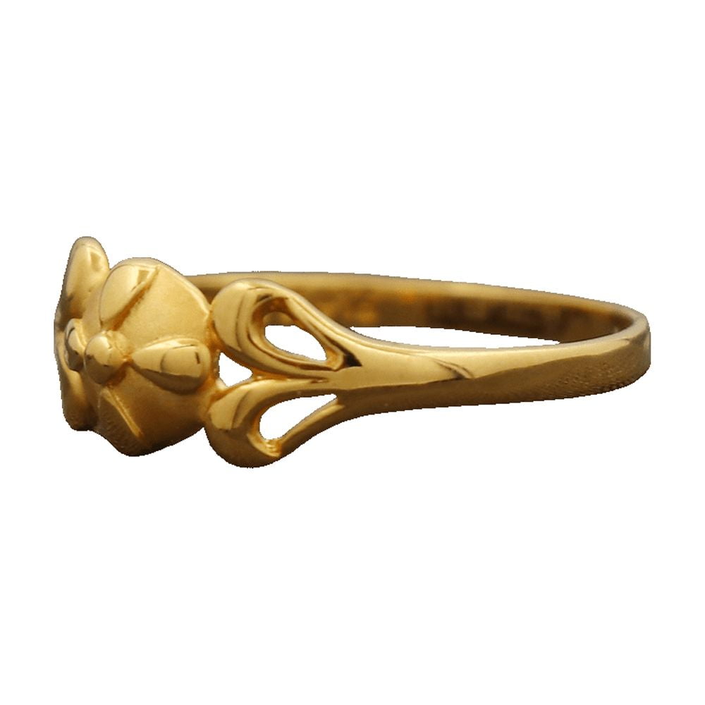 Siddhi Impex 22Cts Stamp Indian Gold Armor Female Ring Size Us 10.5 ...