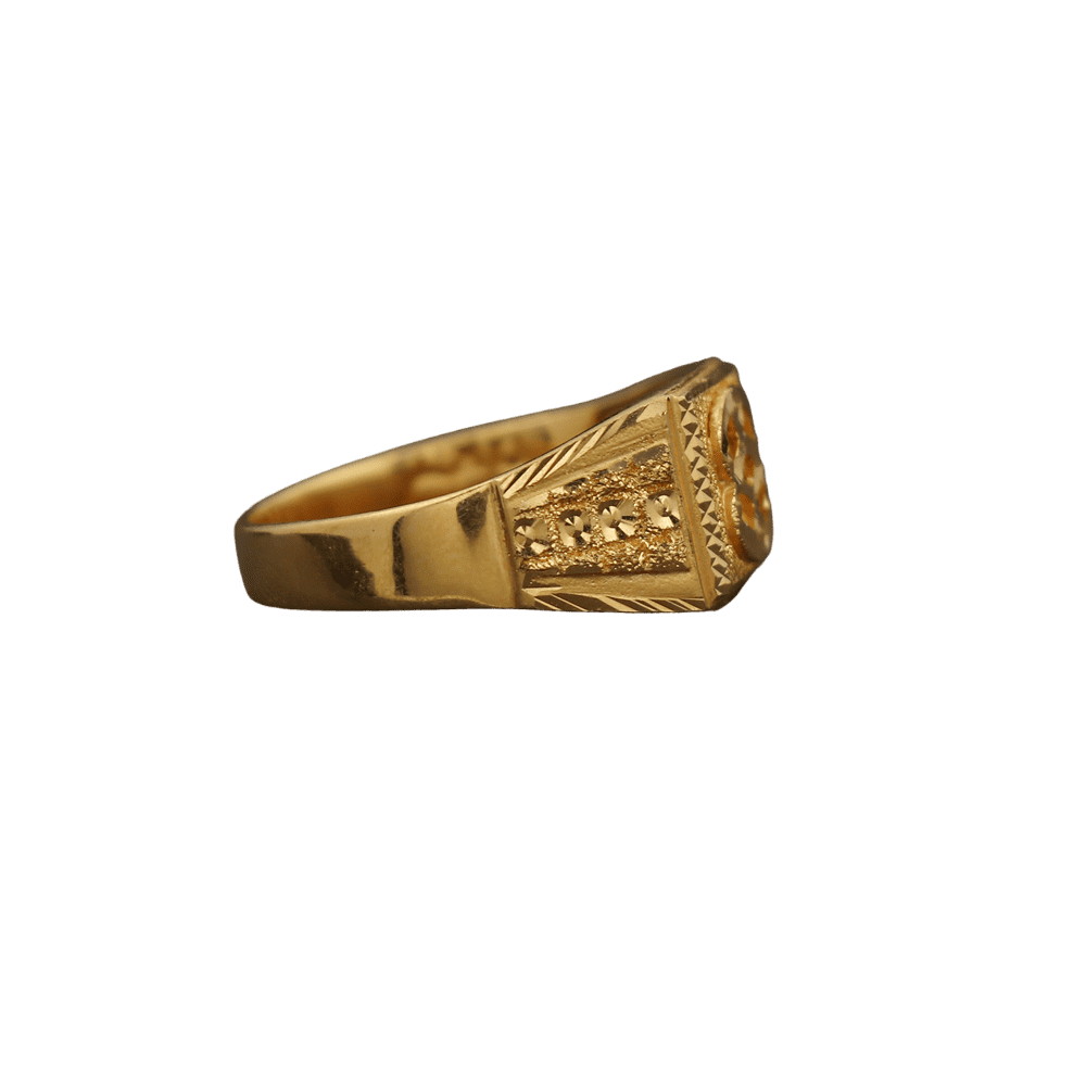 Siddhi Impex 22K Hallmark Shiny Gold Chain Female Ring Size Us 12 Step ...