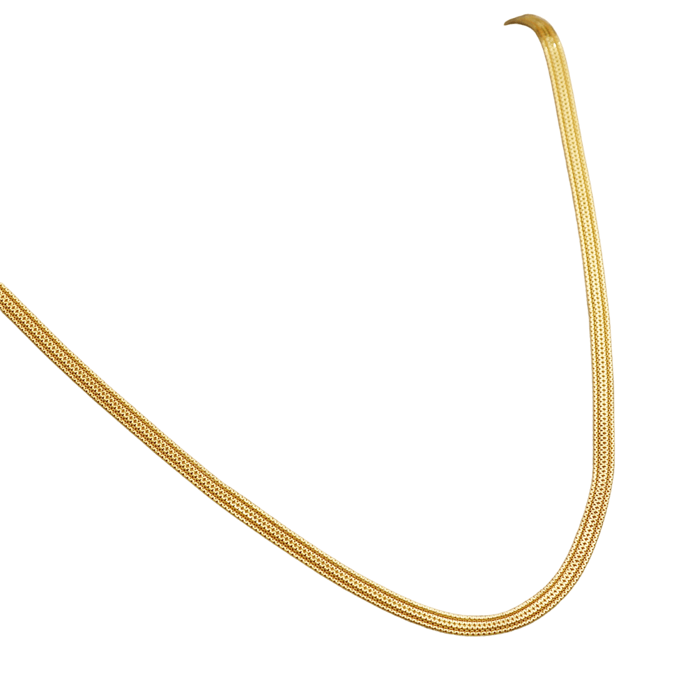 Siddhi Impex 22k stamp hallmark gold 21inches ball chain half sister ...