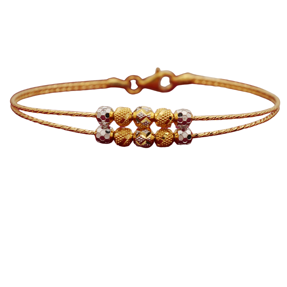 new 22k stamp solid gold adjustable engraved bangles women gift ...