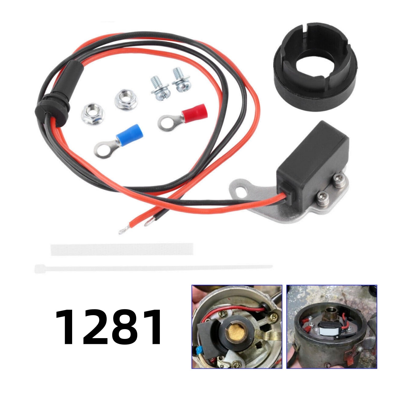 new For Ford V8 1281 Ignition Points-to-Electronic Conversion Kit ...