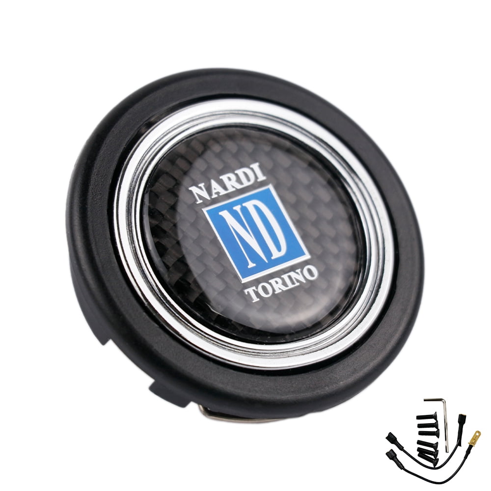 new NARDI Carbon Fiber Racing Car Styling Sport Steering Wheel Horn ...