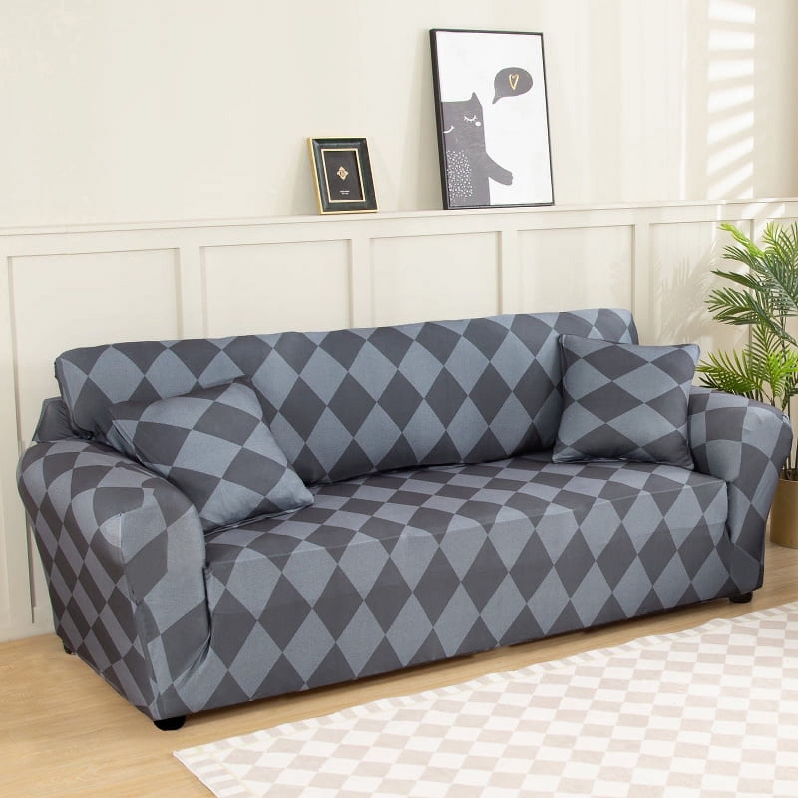 new Stretch Sofa Cover Slipcovers Elastic All-inclusive Couch Case for ...