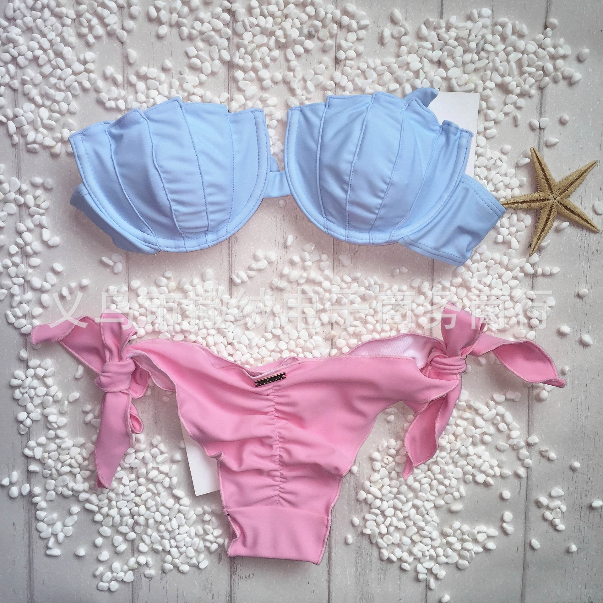 new bikini Europe and America color shell swimsuit bikini export ...